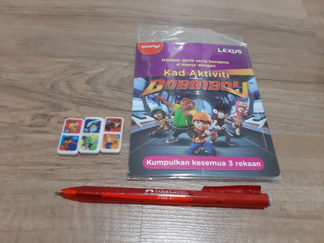 14 pcs BoBoi Boy Cards/ 3D Cards/ Kad Aktiviti, Hobbies & Toys ...