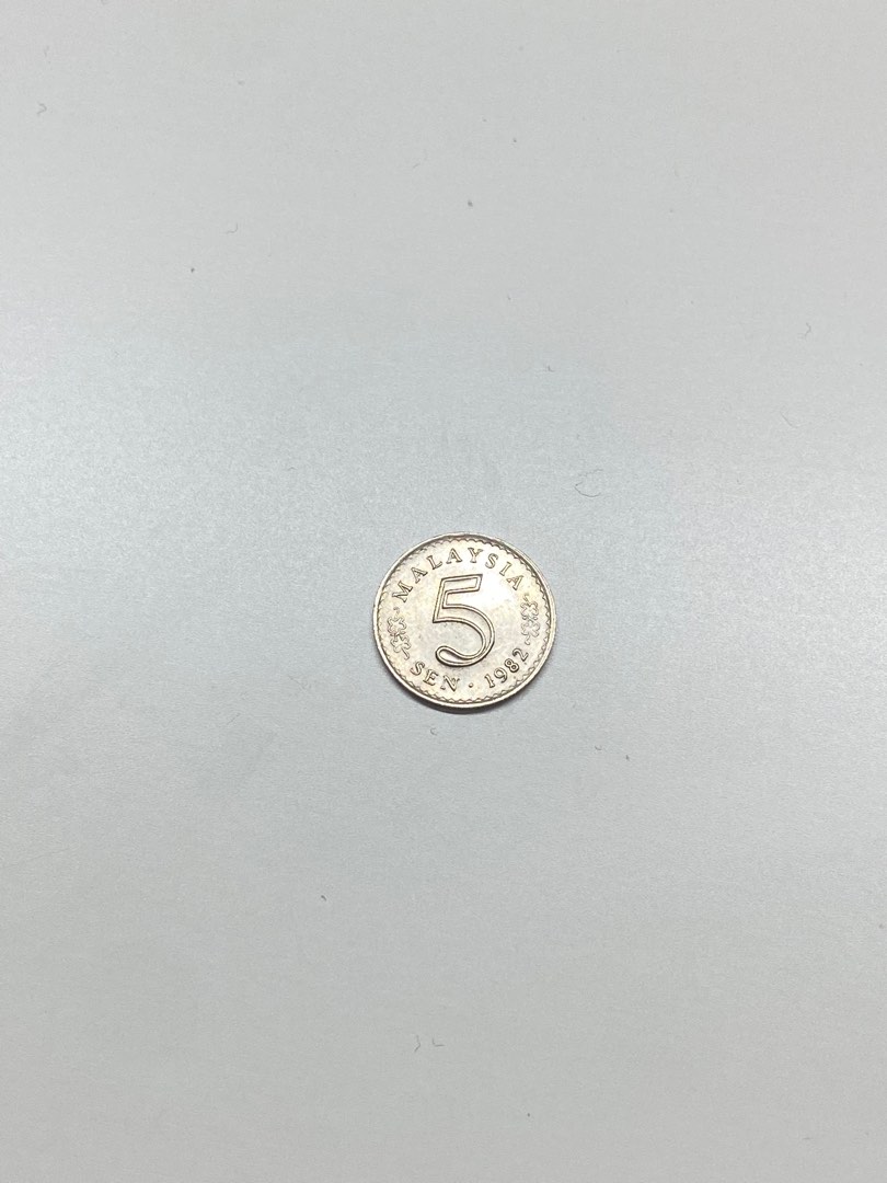 1982 Malaysia 5 Sen Coin, Hobbies & Toys, Collectibles & Memorabilia, Vintage Collectibles on ...