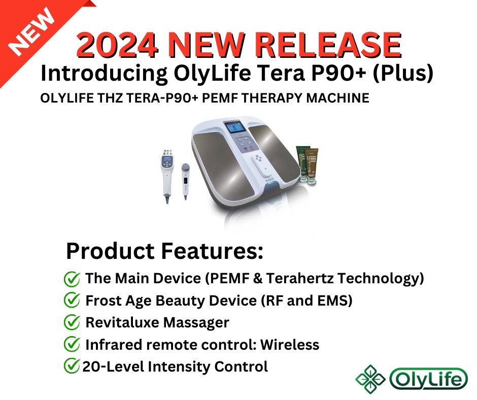 2024 LATEST TERAHERTZ (THz) & PEMF MACHINE 🌟 OLYLIFE TERA P90+ (PLUS) 🌟 ...