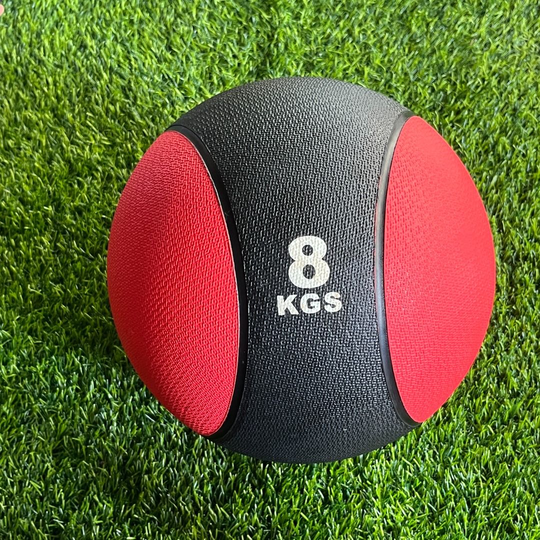 8KG RUBBER MEDICINE BALL Bola Gym Exercise, Sports Equipment, Other ...