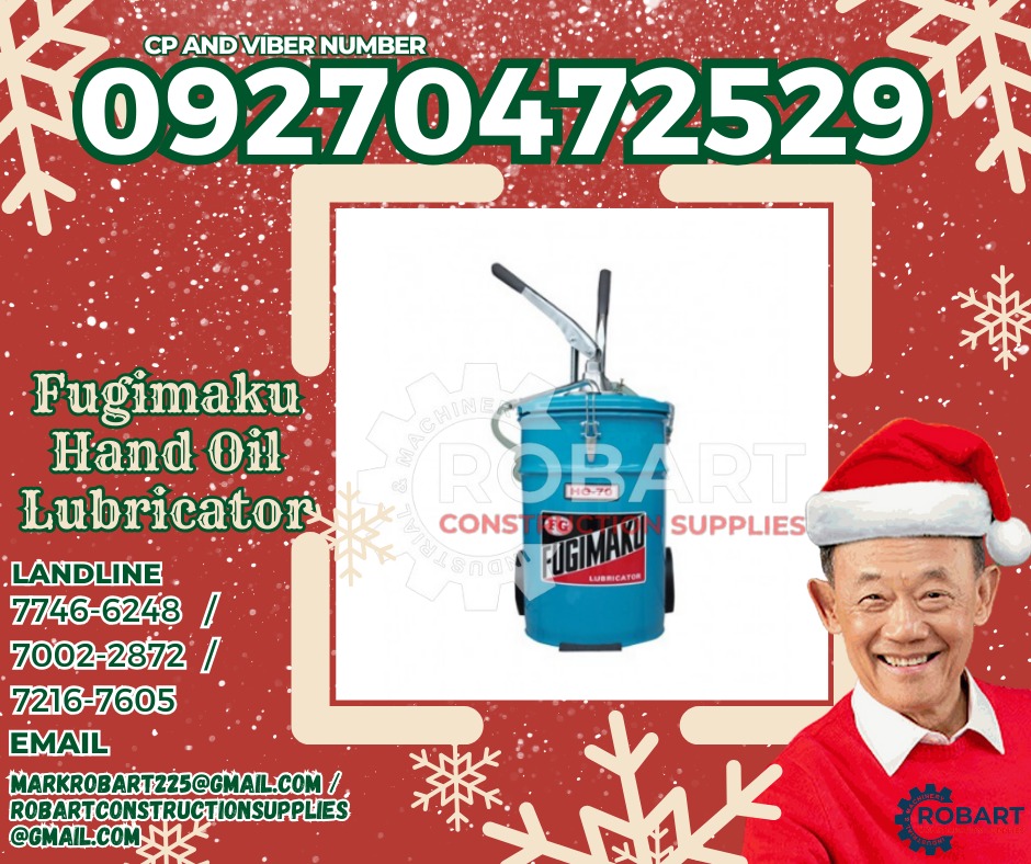 " FUGIMAKU " HAND OIL LUBRICATOR, Commercial & Industrial, Construction ...