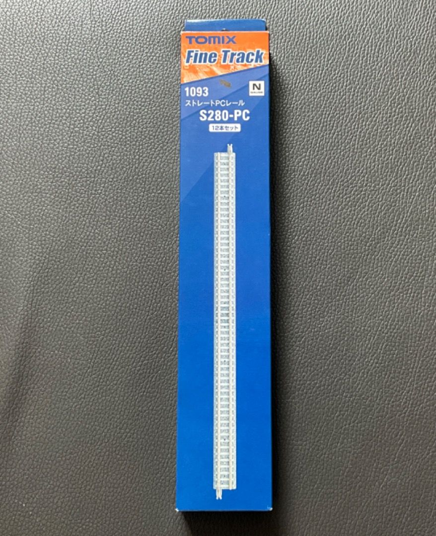 全新 N軌用 TOMIX 12支路軌 Fine Track 1093 S280-PC 12支裝 火車模型 鐵道 日本製造 Kato Tomix ...