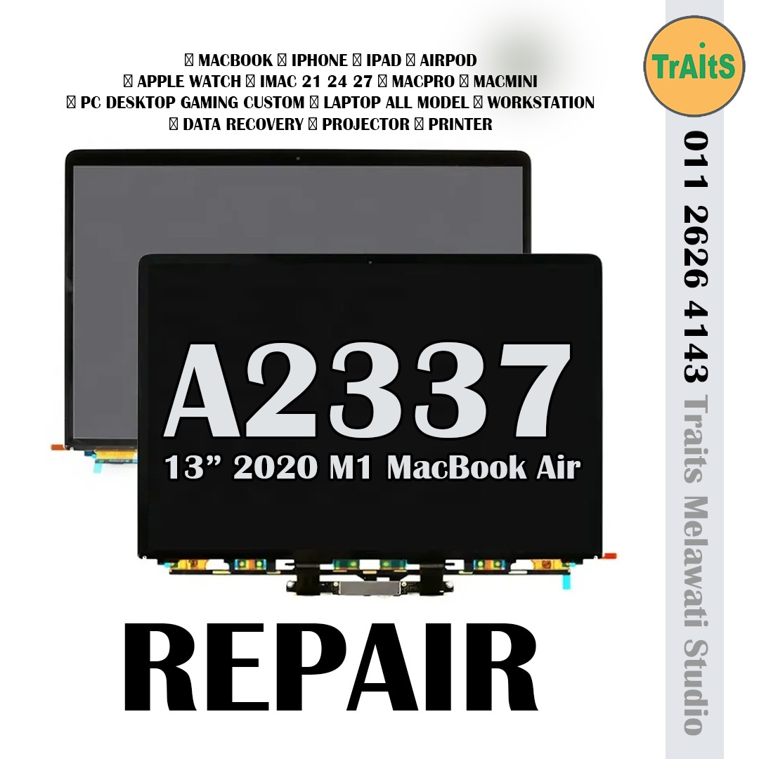 A2337 MACBOOK AIR LCD REPLACEMENT PRO RETINA TRUE TONE ORIGINAL NEW ...