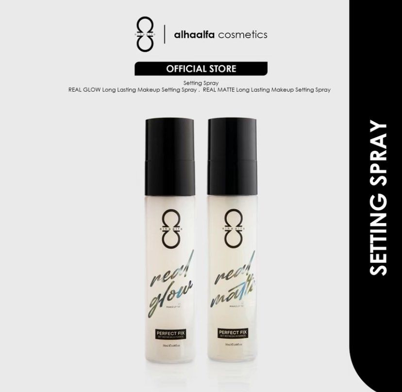 Alha alfa setting spray matte and glow, Beauty & Personal Care, Face ...