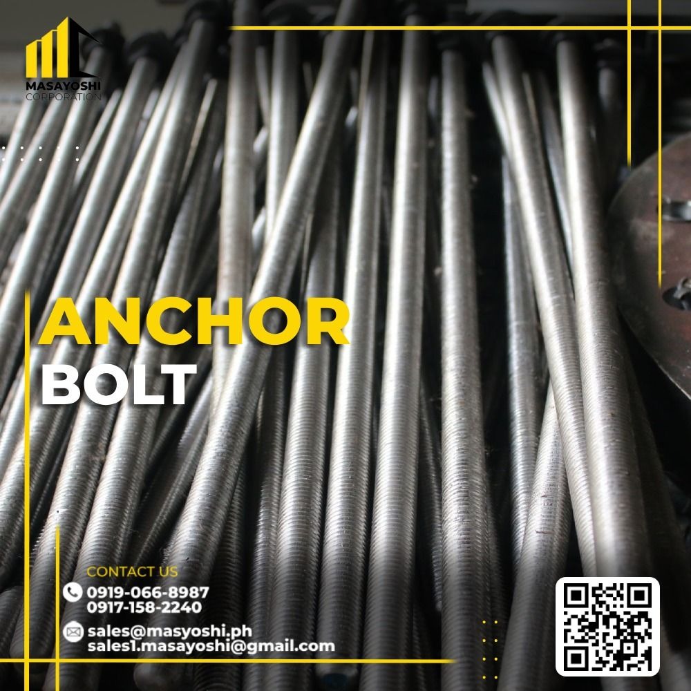 Anchor Bolt M24 x 500L x 75mm thread x 100mm bend ASTM 4140 / Baseplate ...