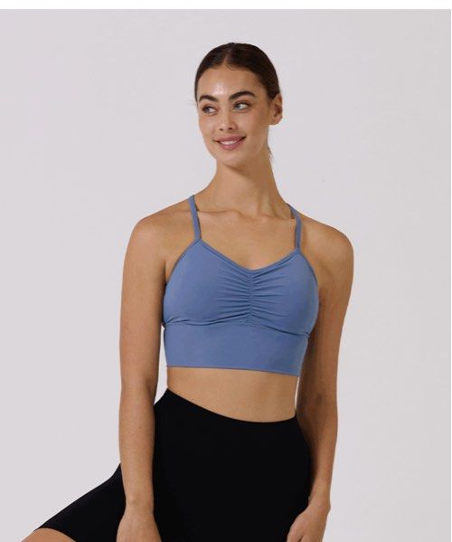 Andar Airywin Mesh Layered Longline Bra, Women's Fashion, Activewear on ...