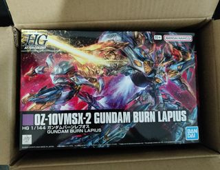 Ready stock HG 1/144 Gundam Burn Lapius PREMIUM BANDAI Model Kit ...