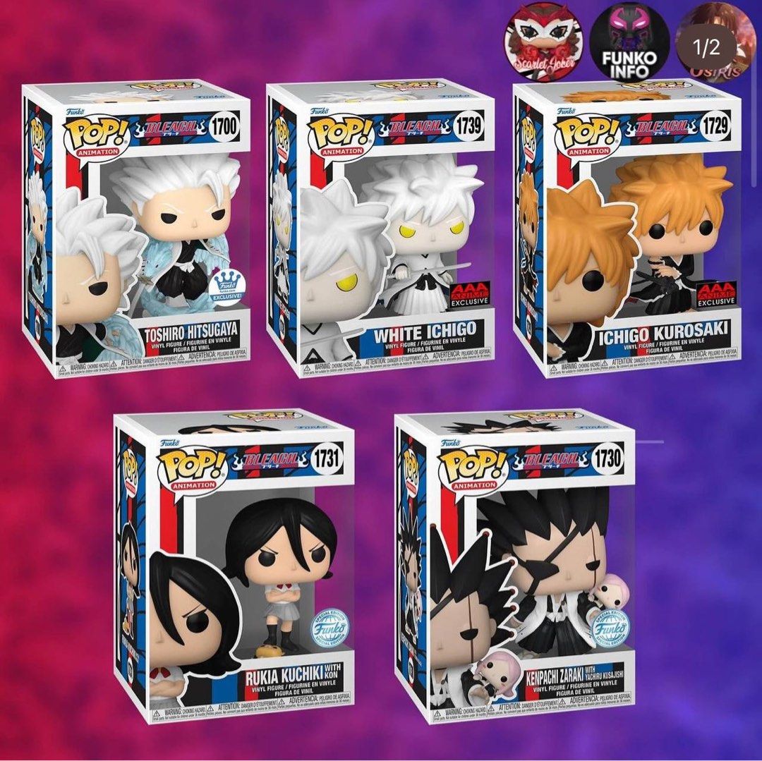 Bleach funko pop exclusive, Hobbies & Toys, Toys & Games on Carousell