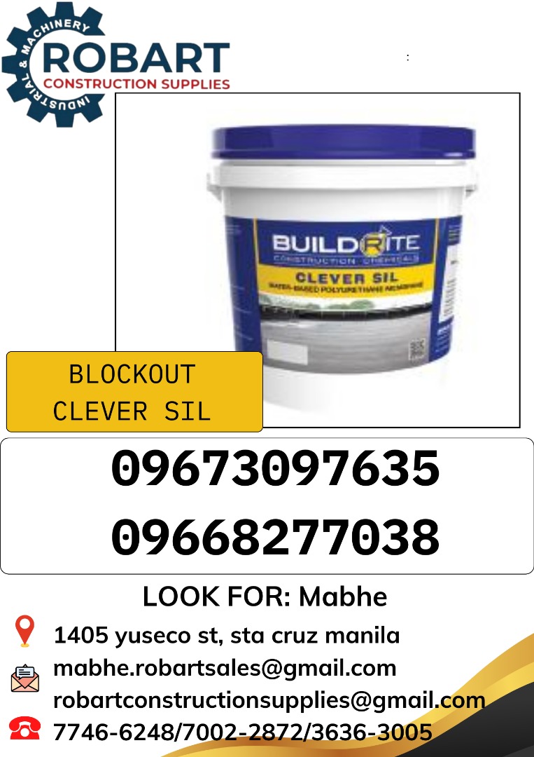 BLOCKOUT CLEVER SIL, Commercial & Industrial, Construction Tools ...