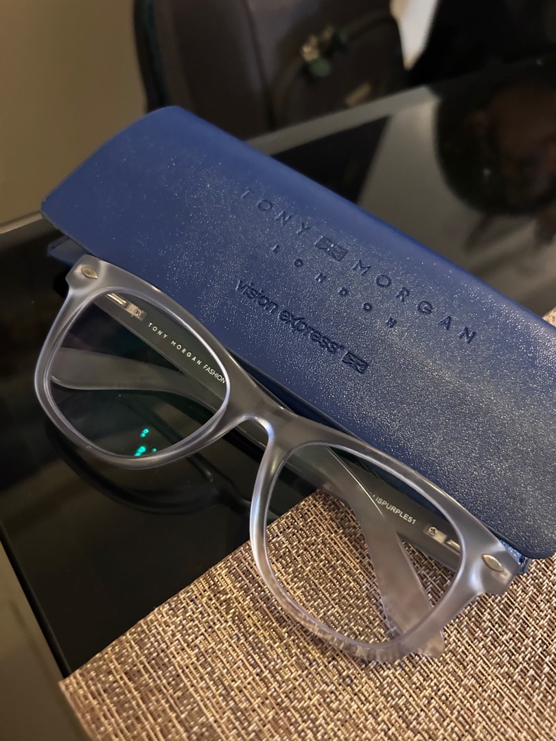 Blue specs, Women's Fashion, Watches & Accessories, Sunglasses ...