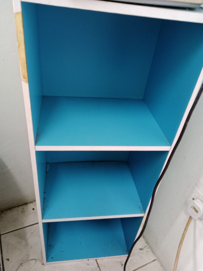 Bookshelf or 3 racks (like new), Furniture & Home Living, Furniture ...