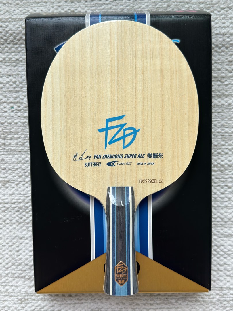 Butterfly FZD Super ALC FL JP Version 91.2g, Sports Equipment, Sports & Games, Racket & Ball ...