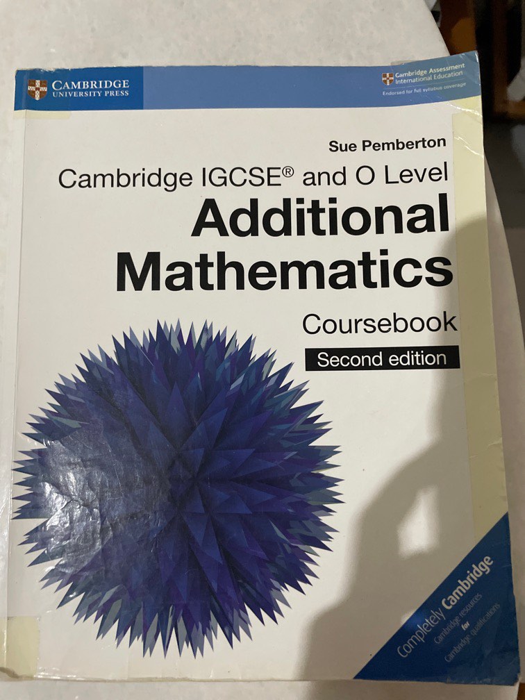 Cambridge Igcse Add Maths Course Book Hobbies And Toys Books And Magazines Textbooks On Carousell