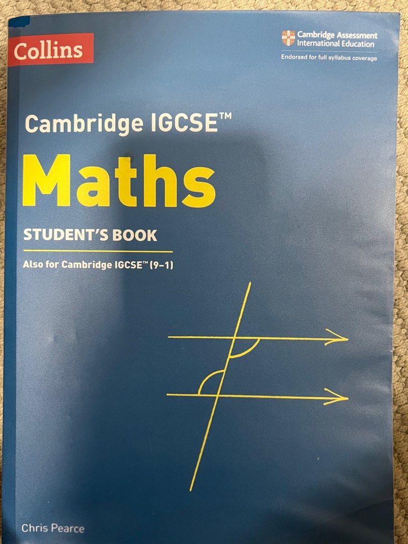 CAMBRIDGE IGCSE MATH TEXTBOOK, Hobbies & Toys, Books & Magazines ...