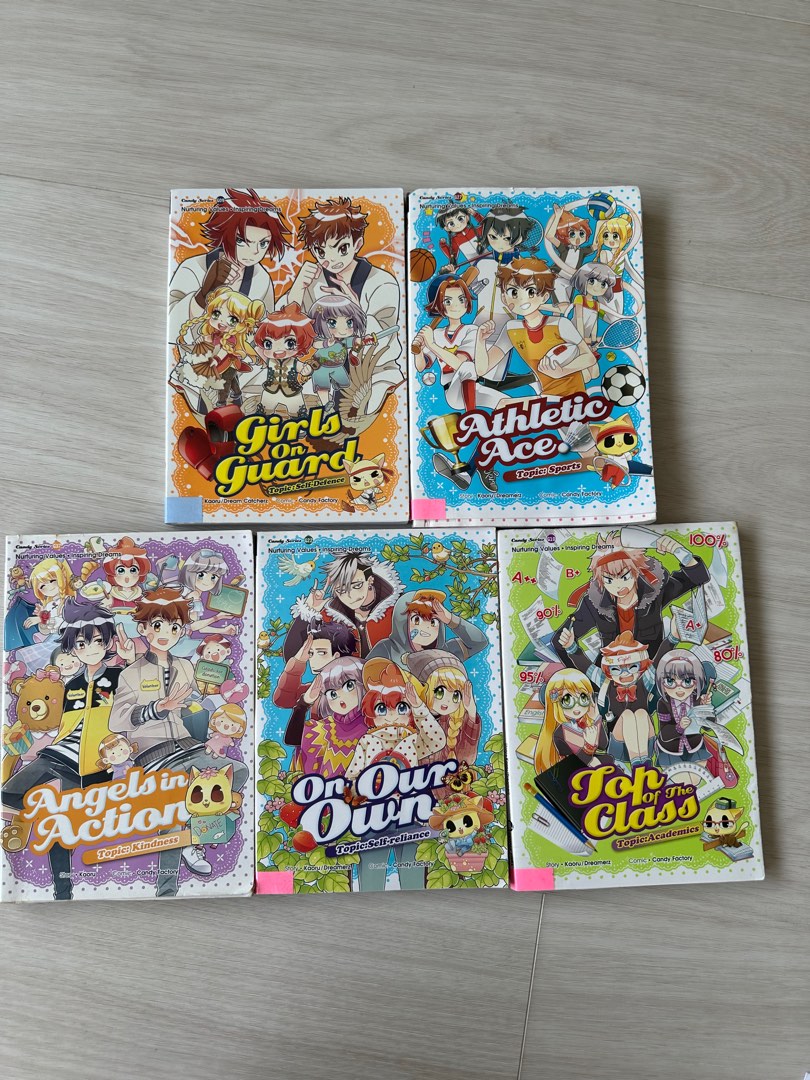 Candy series Comic Girls on Top of the Class Guard Angels in Action ...