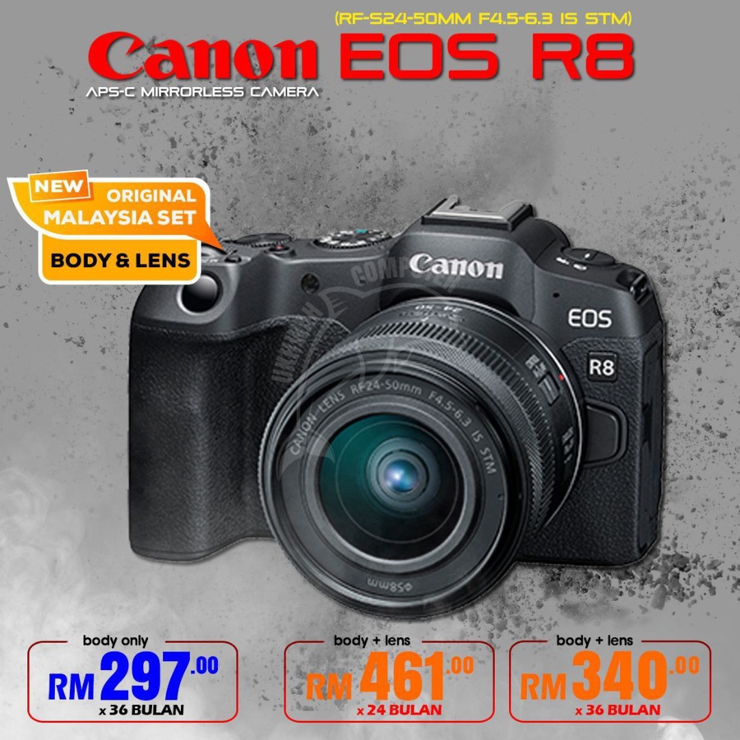 CANON EOS R8 BODY ONLY, Photography, Cameras on Carousell