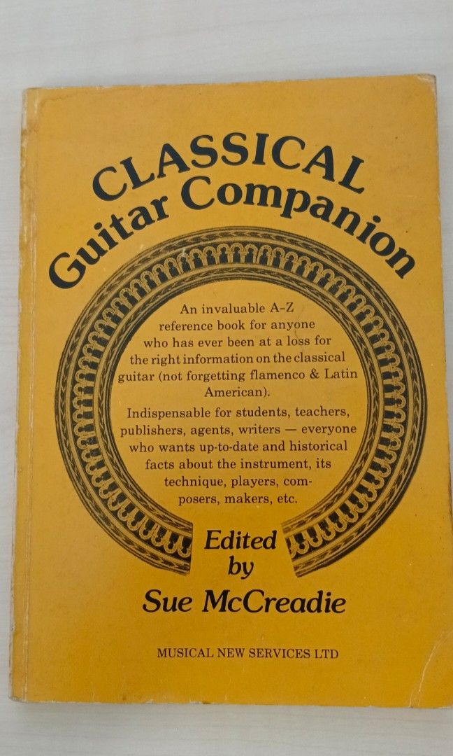 Classical guitarists collectors item - 1982 Classical Guitar Companion ...