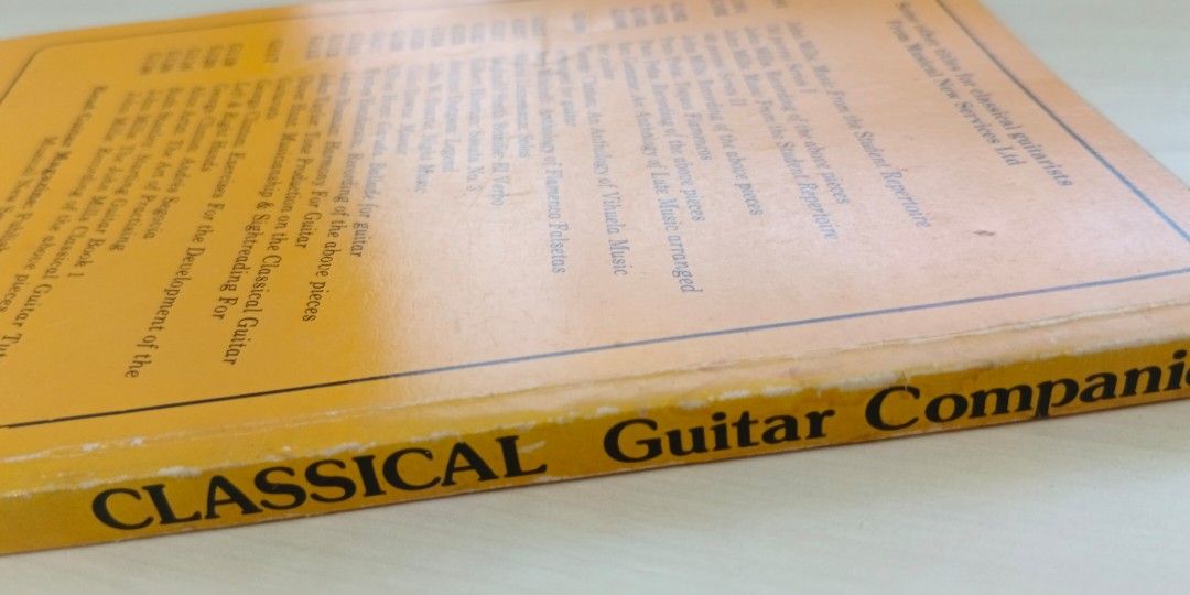 Classical guitarists collectors item - 1982 Classical Guitar Companion ...
