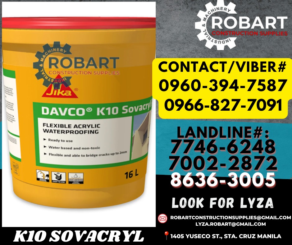 Davco® K10 Sovacryl Flexible Acrylic Waterproofing, Commercial ...