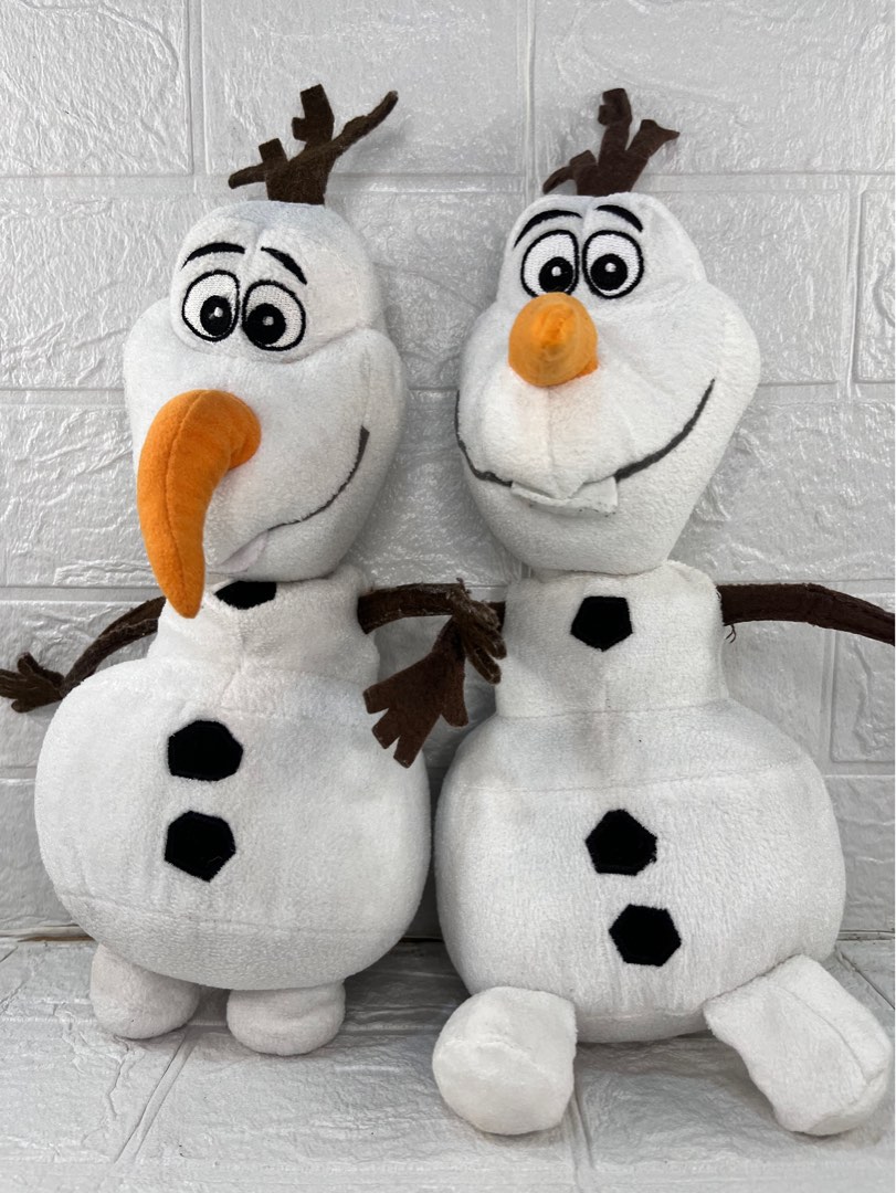 Disney Classic Frozen Olaf The Snowman White Plush/Stufftoys Bundle ...