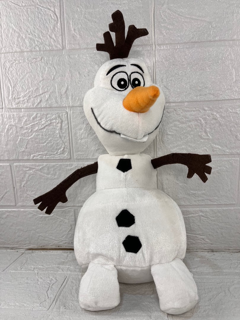 Disney Classic Frozen Olaf The Snowman White Plush/Stufftoy, Hobbies ...