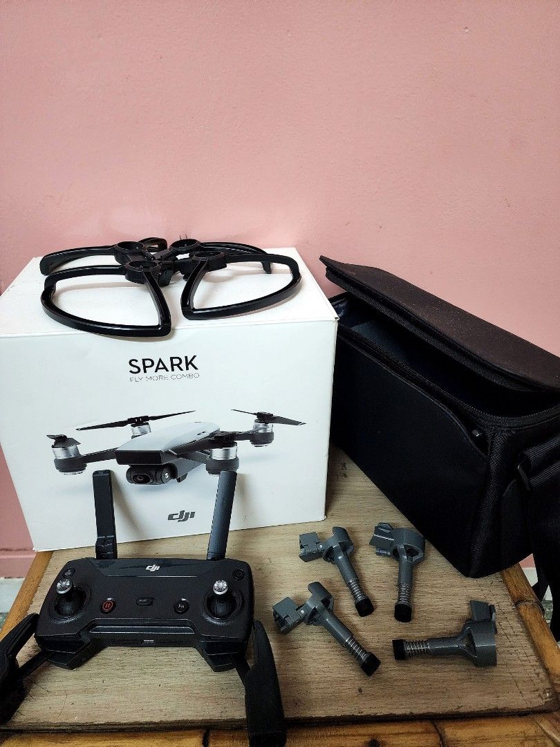 Dji Spark Accessories Only (Controller, Sling Bag, Propeller Protection ...