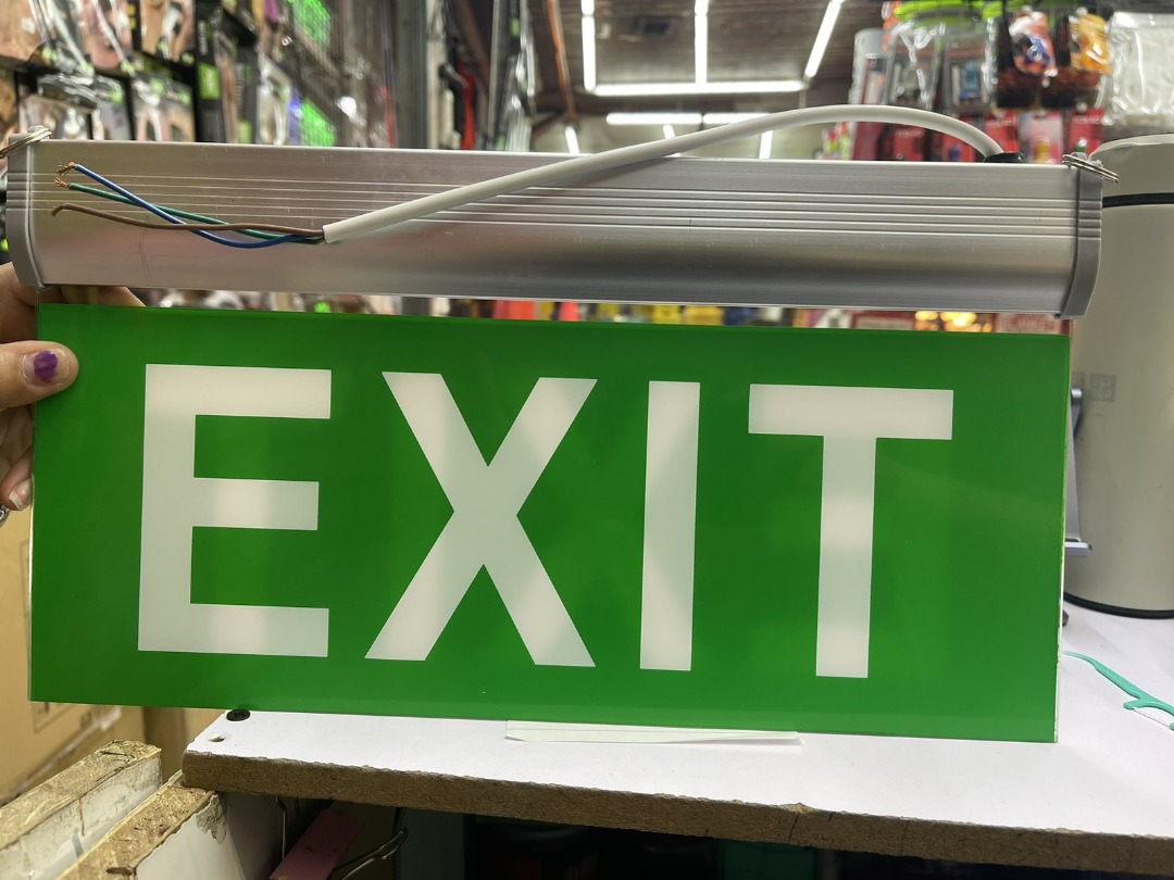 EXIT SIGN, Hobbies & Toys, Stationary & Craft, Craft Supplies & Tools ...