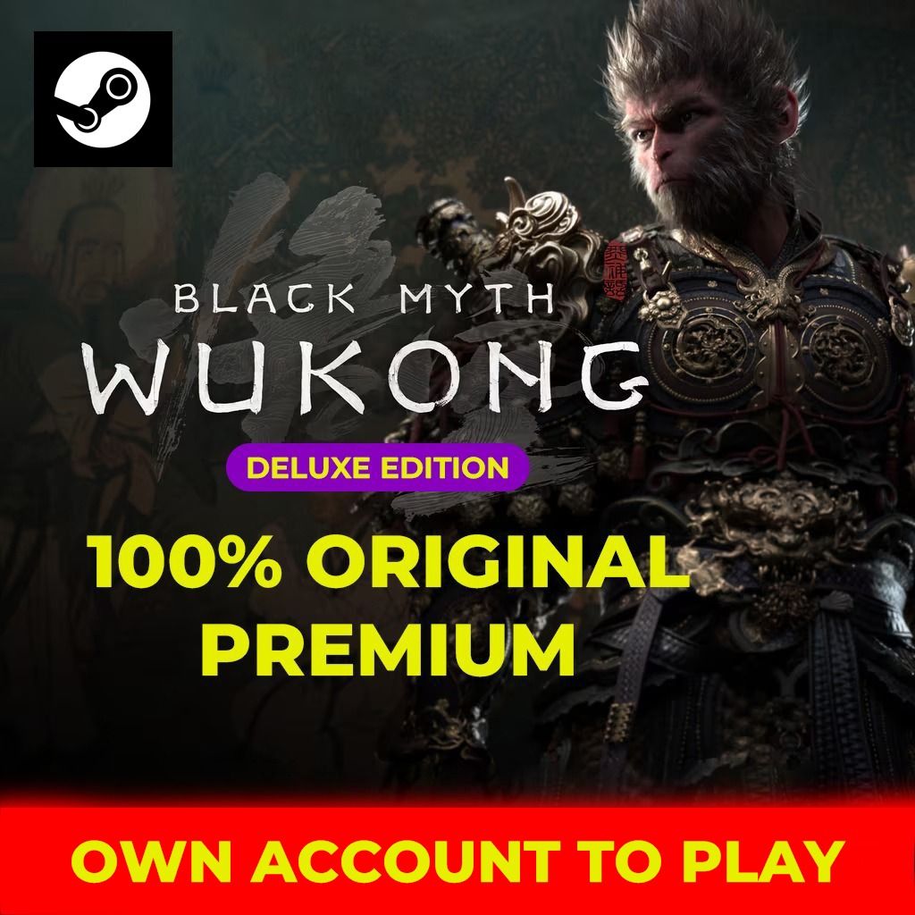 [Always Available] Black Myth: Wukong Deluxe Full DLC Edition [Steam ...