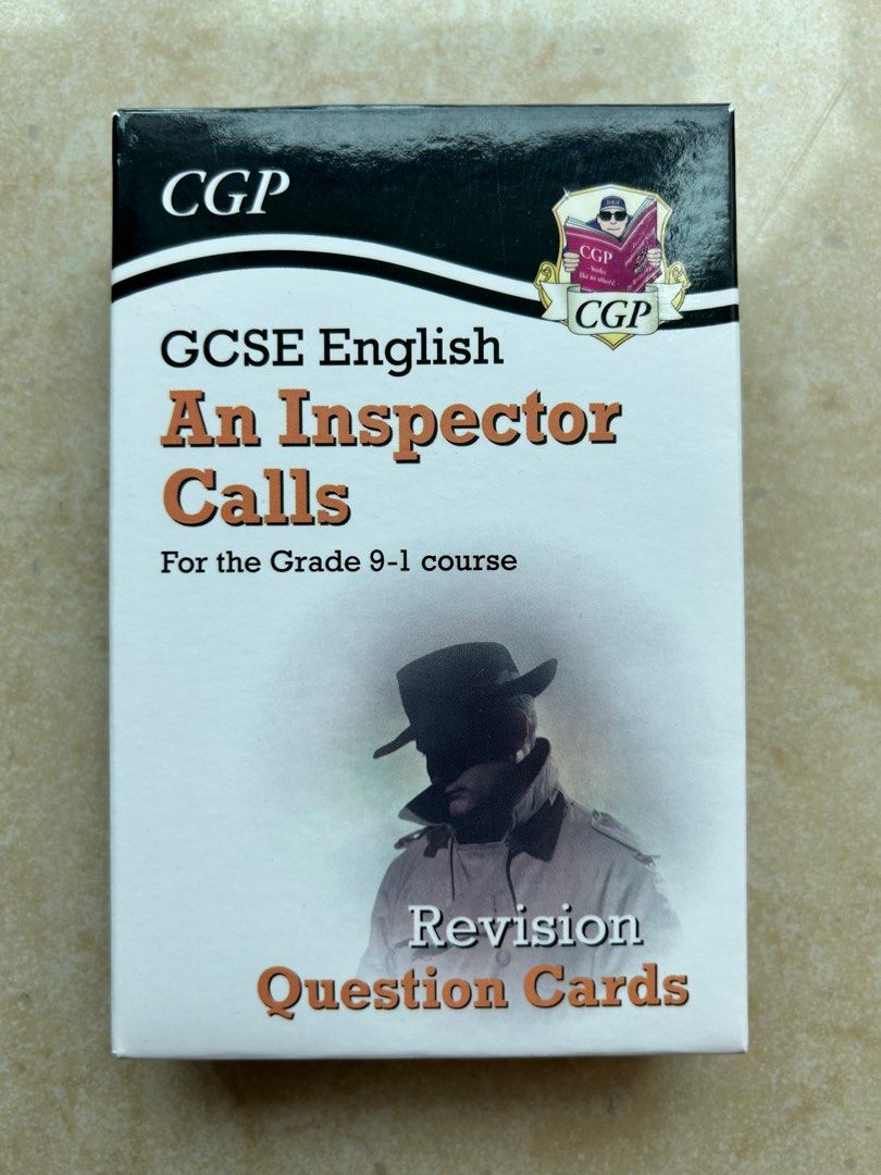 GCSE/iGCSE English Literature An Inspector Calls Revision Question Cards, 興趣及遊戲, 書本 & 文具, 教科書 ...