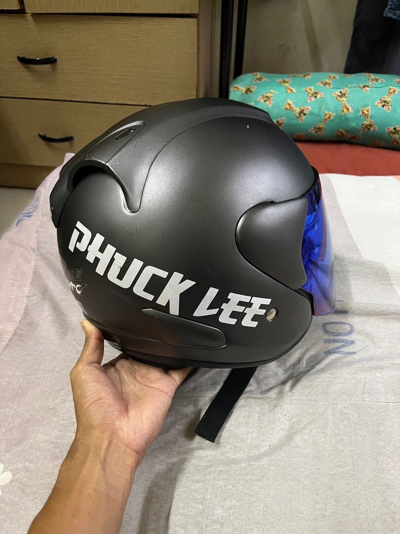 Helmet Arc Ritz Matte Grey (L), Motorbikes on Carousell