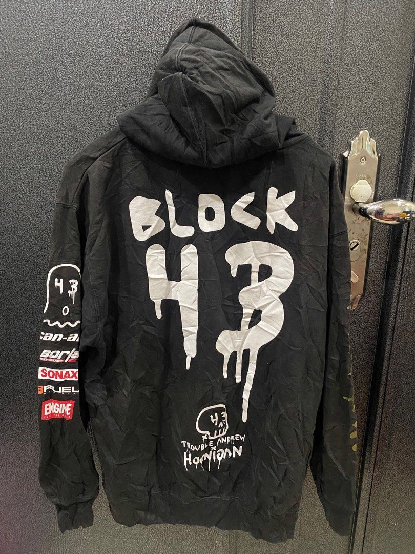 Hoonigan Ken Block x Trouble Andrew Black Monster Energy Hoodie, Men's ...