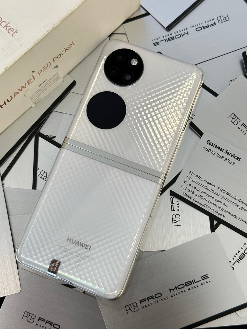 Huawei P50 Pocket 256GB White, Mobile Phones & Gadgets, Mobile Phones ...