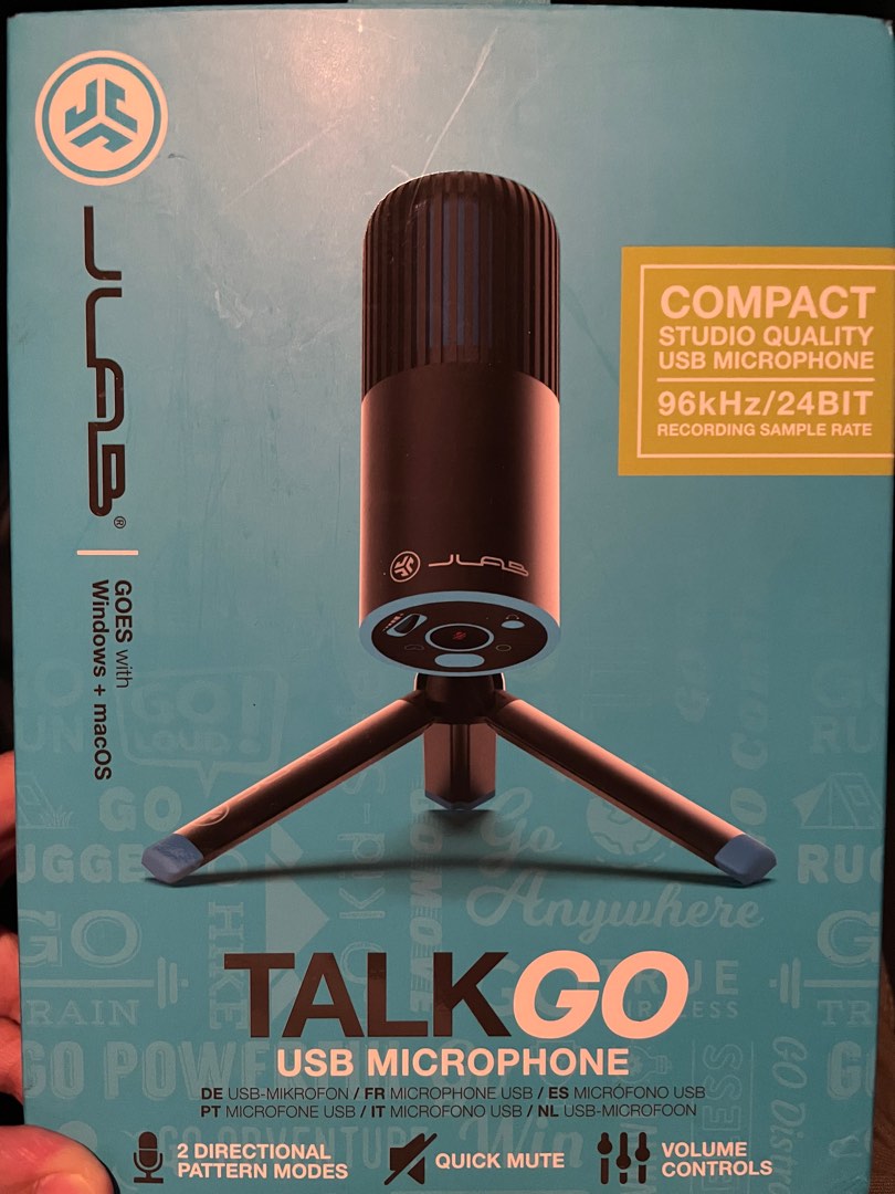 JLab Talk Go USB Microphone, Audio, Microphones on Carousell