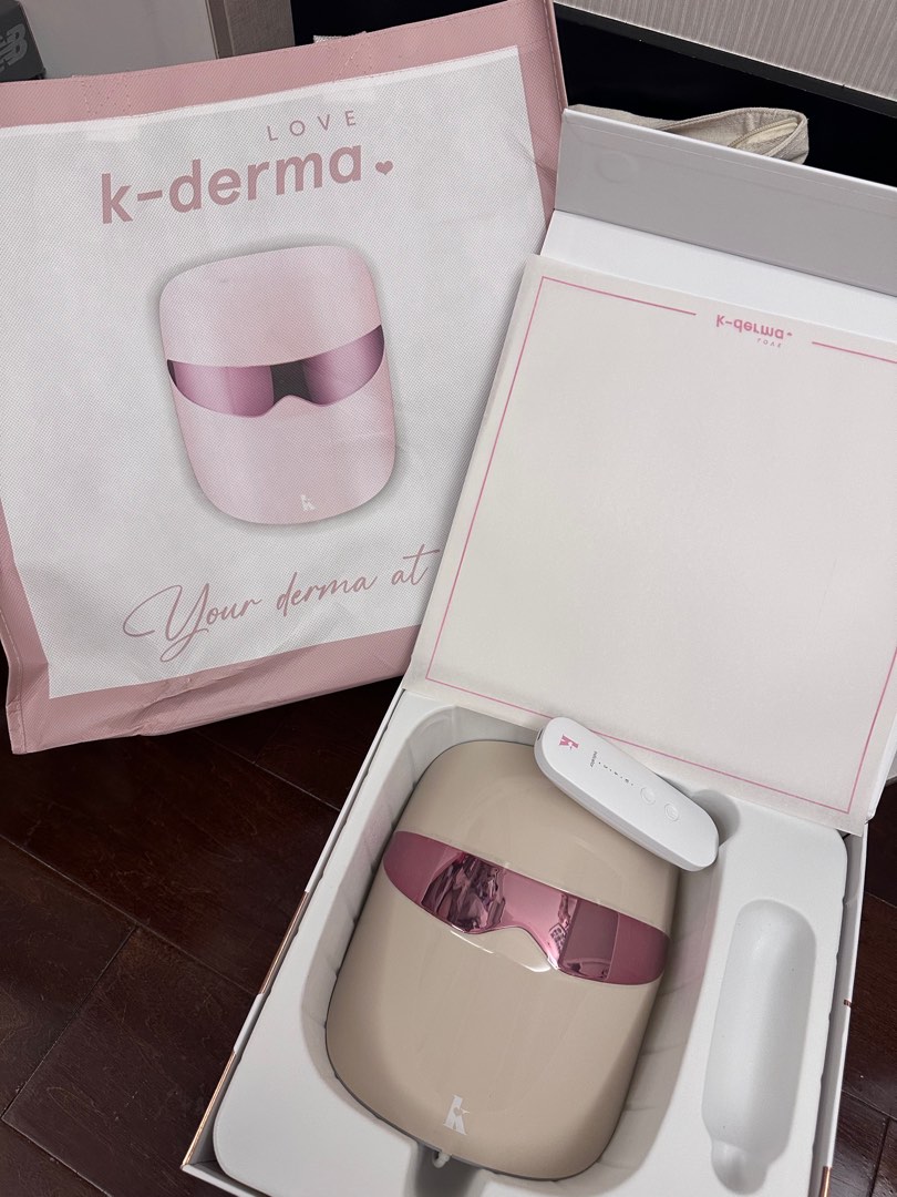 K-derma LED Mask, Beauty & Personal Care, Face, Face Care on Carousell