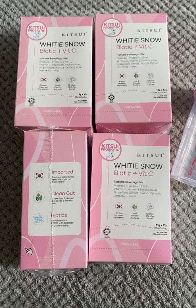 Kitsui whitie snow probiotic, Health & Nutrition, Health Supplements ...