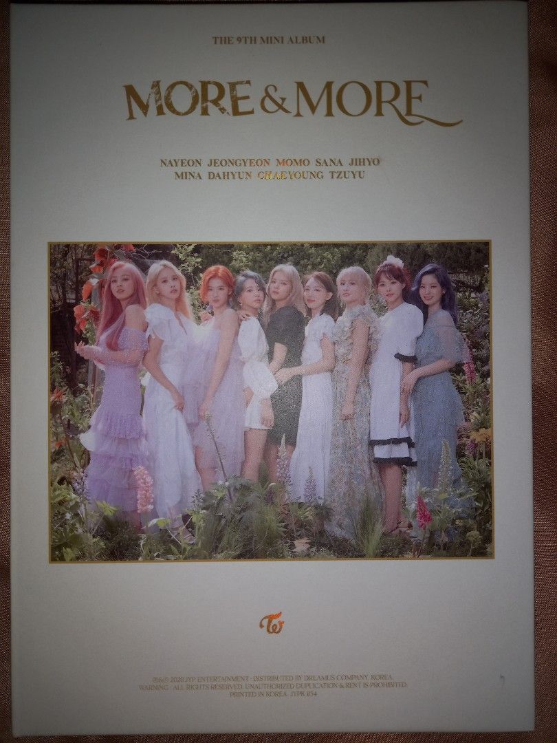 KPOP TWICE Album (More & More), Hobbies & Toys, Collectibles ...