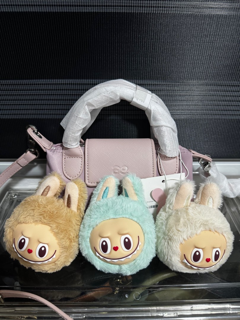 Labubu Head Bag Charm / Key Chain (not popmart), Women's Fashion, Bags ...