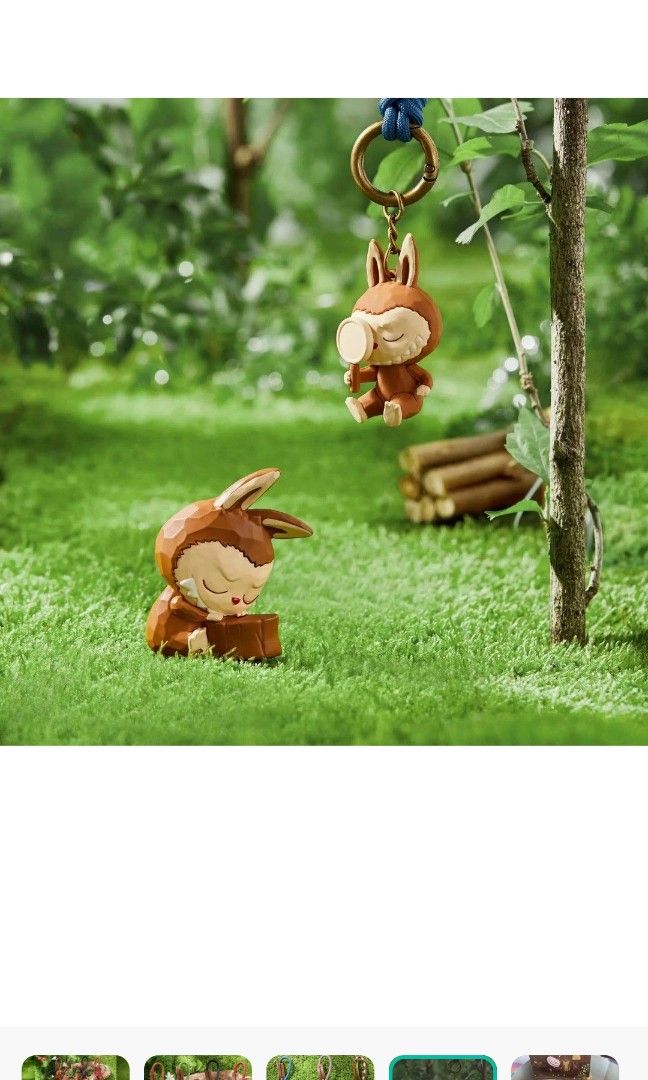 Labubu timber workshop Doze off, Hobbies & Toys, Toys & Games on Carousell