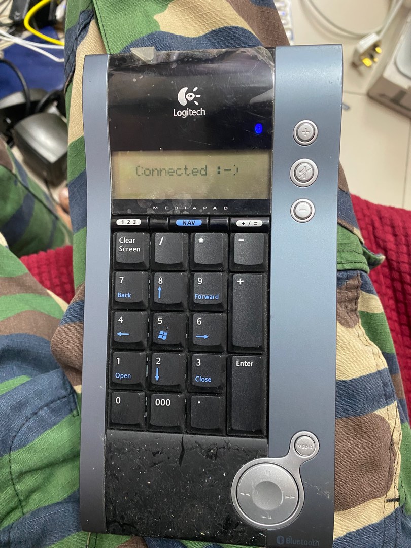 LOGITECH MEDIAPAD BLUETOOTH COMMANDER NUMPAD, Computers & Tech, Parts ...