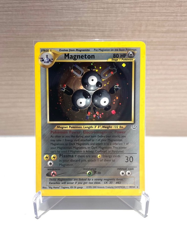 Magneton 10/64 Neo Revelation Holo Rare Vintage Pokemon Card, Hobbies ...