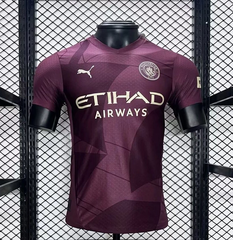 Manchester City 3rd Kit 2024/25 Player Issue, Men's Fashion, Activewear ...
