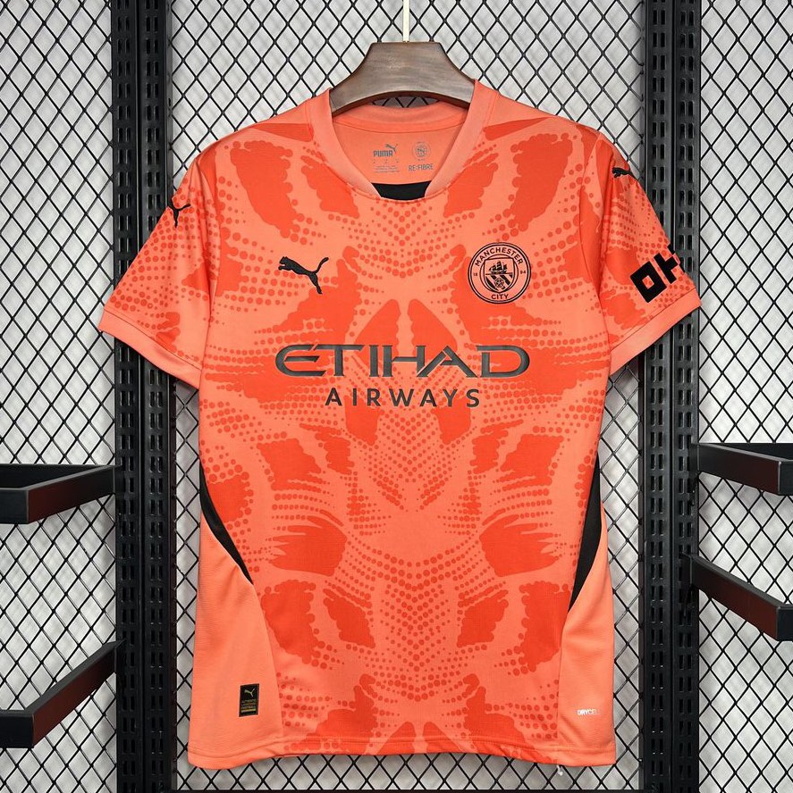 Manchester City Orange Kit 2024/25, Men's Fashion, Activewear on Carousell