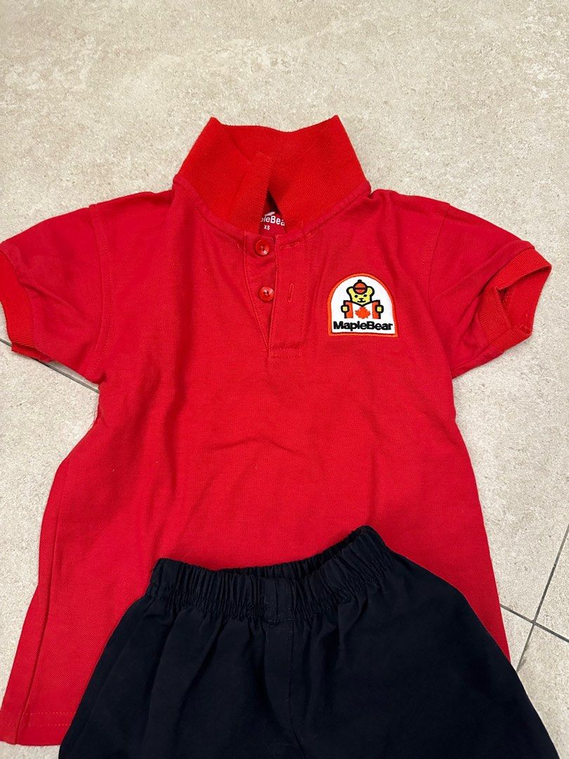 Maplebear school uniform for boys (S)/(M), Babies & Kids, Babies & Kids ...