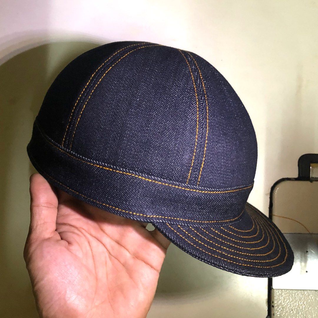 Mechanic Cap Selvedge Denim Custom Made, Men's Fashion, Watches ...