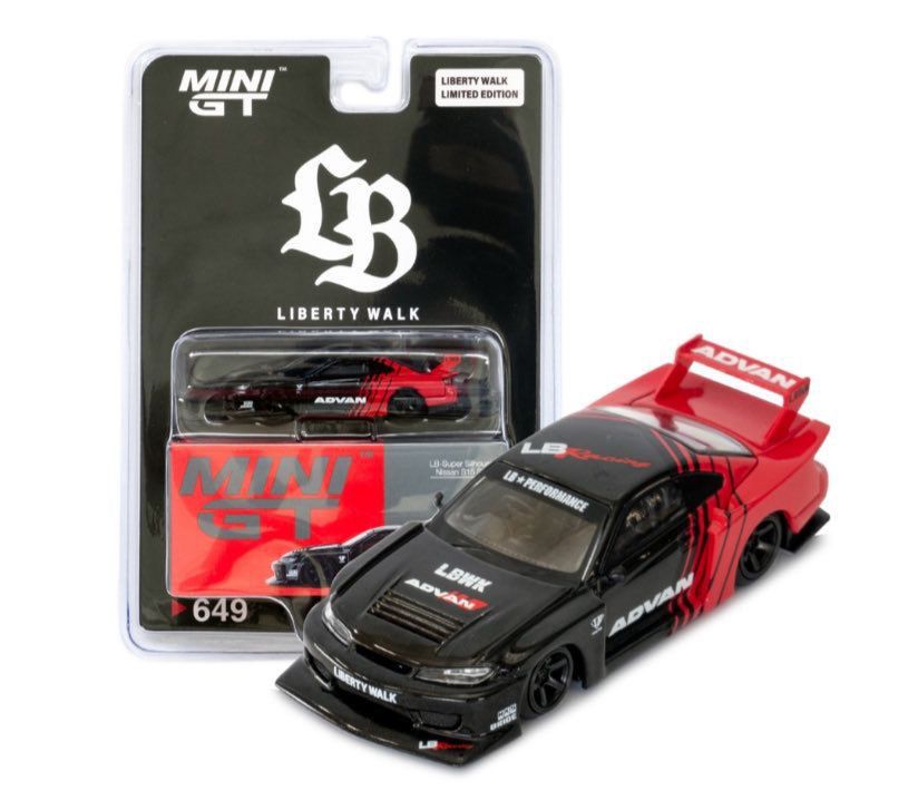 Mini Gt 649 Silvia S15 Advan LBWK Japan Exclusive, Hobbies & Toys, Toys ...
