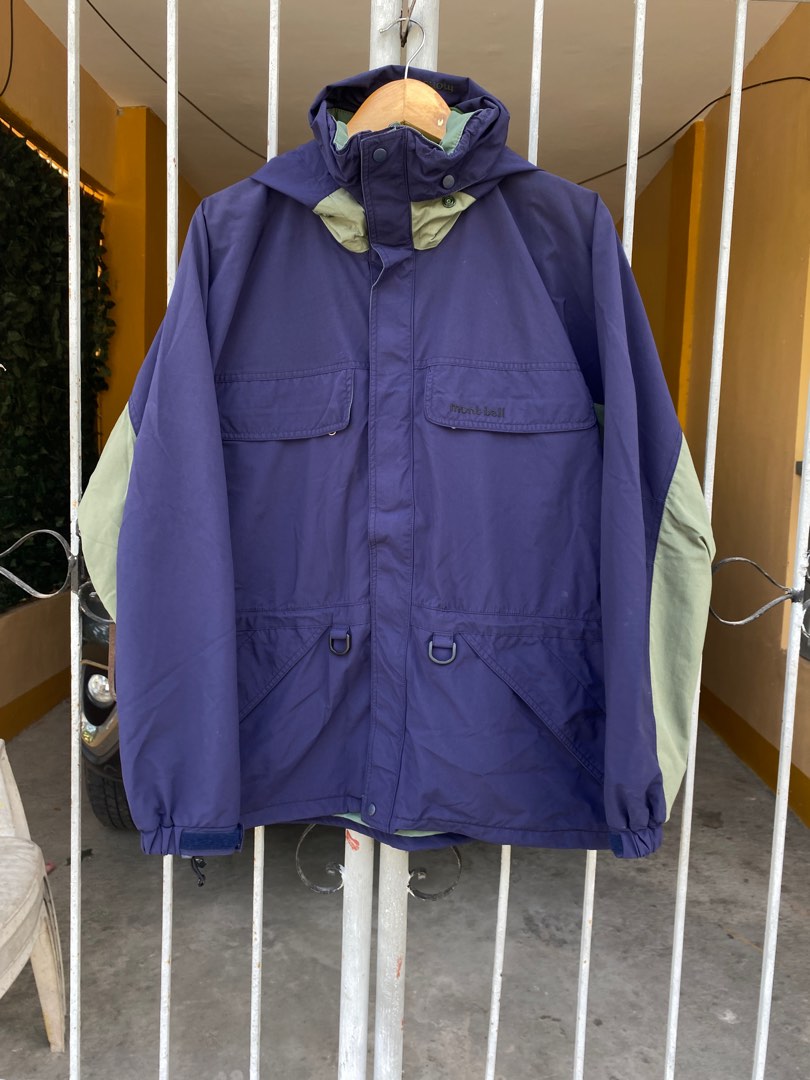 Montbell Dual Tone Hiking Jacket with Collapsable Hood, Men's Fashion ...