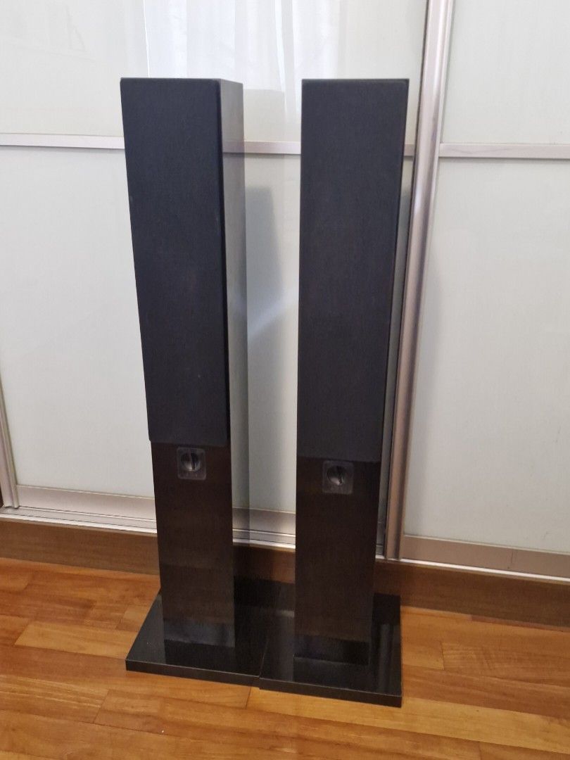 NHT VT-1A Floor Standing Tower HiFi Speakers Now Hear This (Piano Black ...