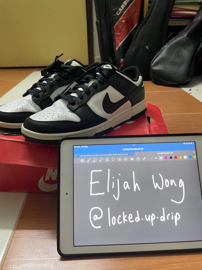 Nike Dunk Low Pandas, Men's Fashion, Footwear, Sneakers on Carousell
