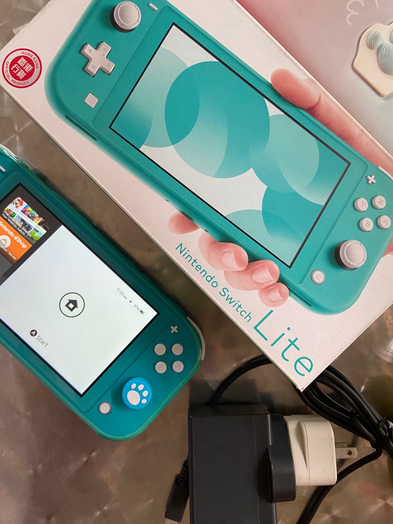 Nintendo Switch Lite (Turquoise), Video Gaming, Video Game Consoles ...