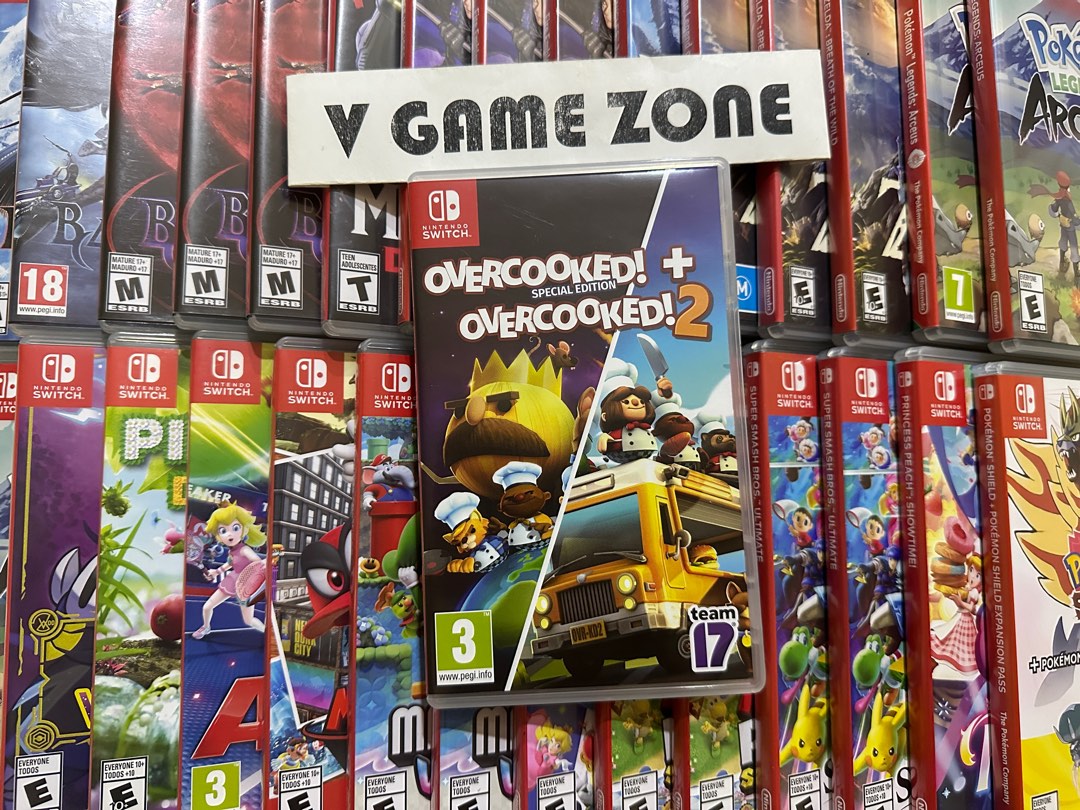 Overcooked 1+2 Bundle | Nintendo Switch Used Games | Physical Game Card ...